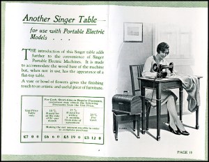 Vintage Singer cabinets, treadle bases – and 1929 UK prices ...