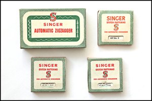 The Singer Automatic Zigzagger and its cam sets ...