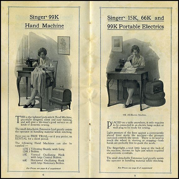 Singer 1933 Catalogue and Price List (UK) | oldsingersewingmachineblog